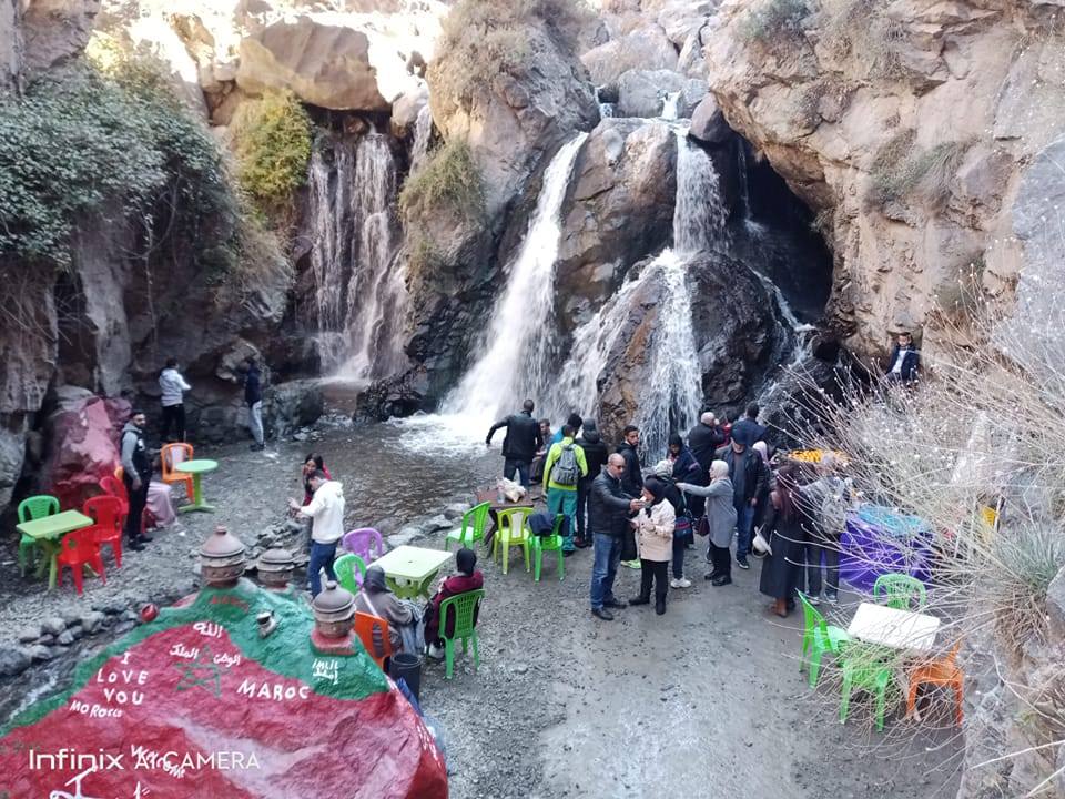 Exploring the Natural Splendor of Imlil Waterfalls | Imlil Morocco